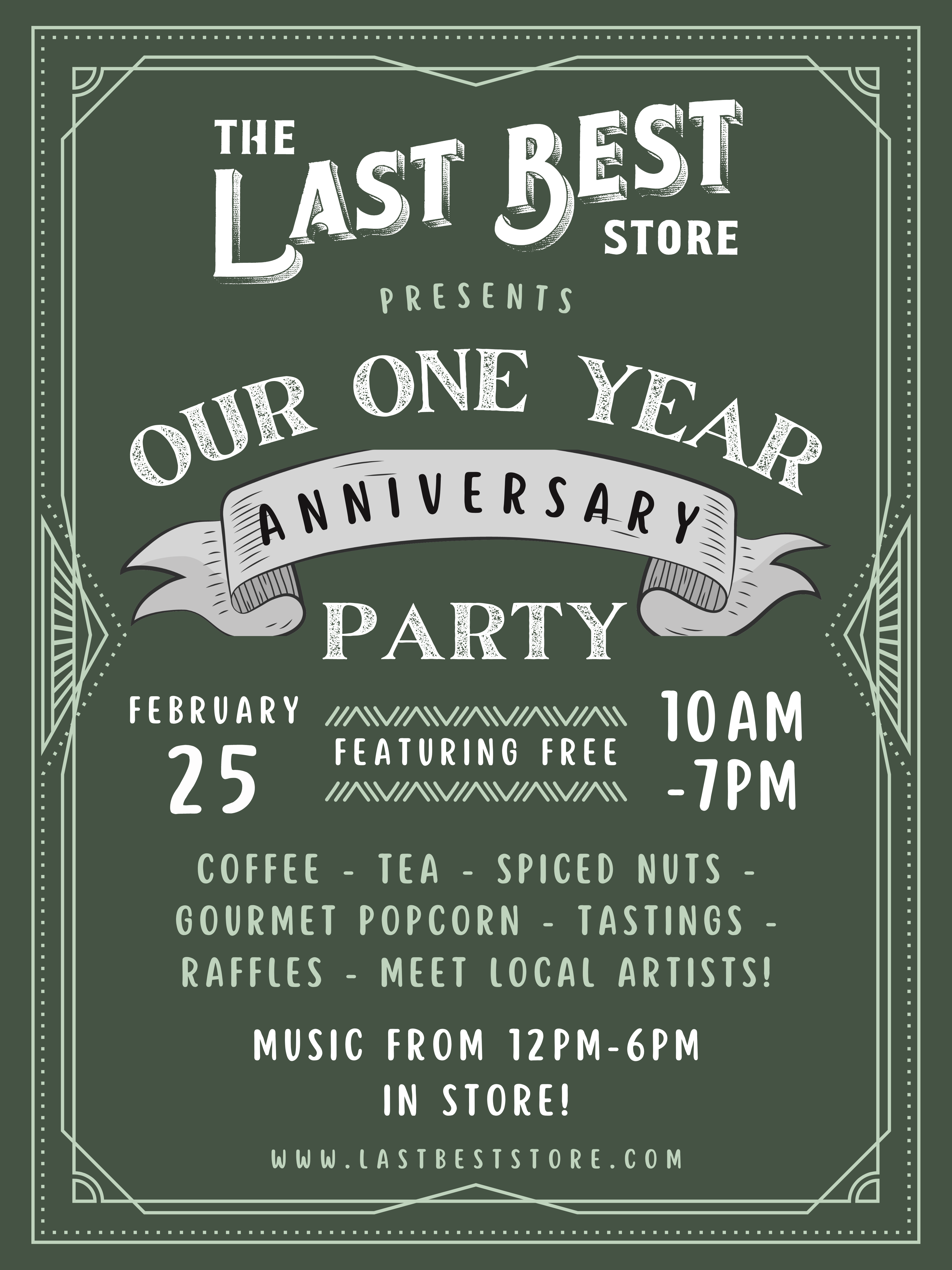 The Last Best Store Celebrates One Year in Business with a Big Bash!