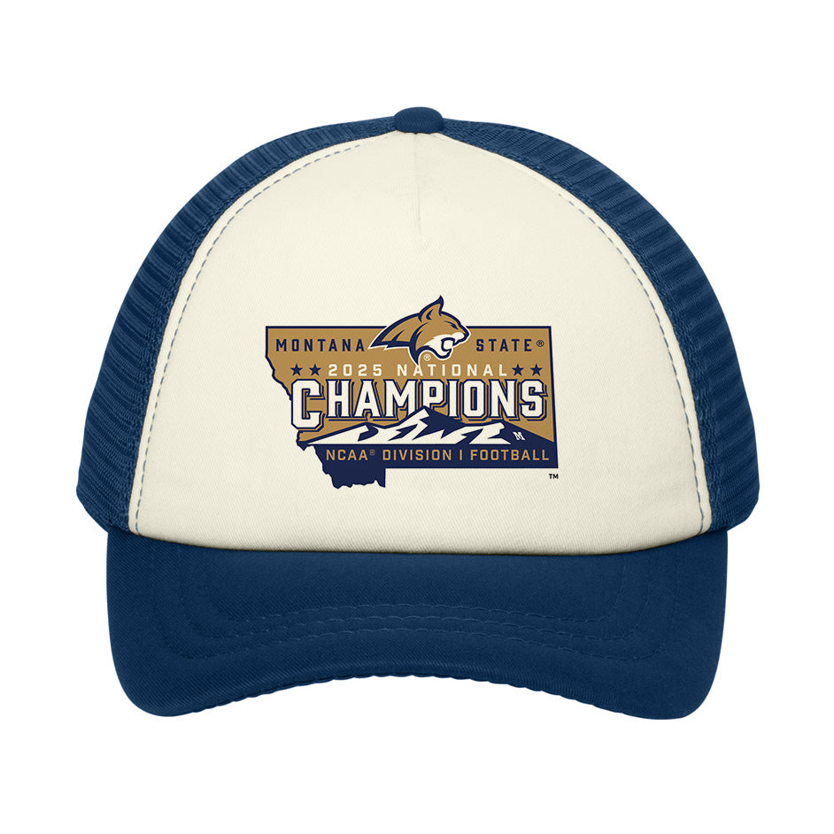 Bobcats Champ Emblem 2025 - Foam Trucker Cap – The Last Best Store