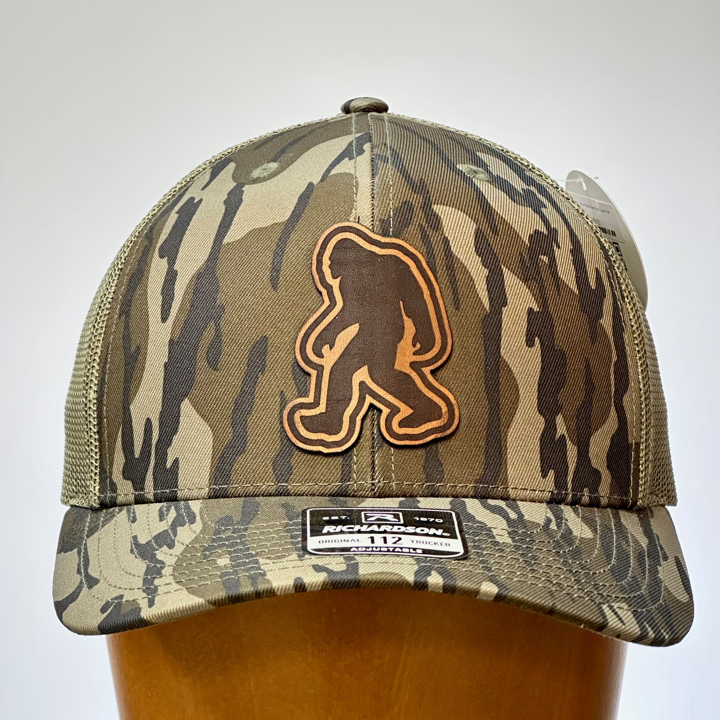 Sasquatch Leather Patch Mossy Oak Richardson Trucker Hat – The Last ...