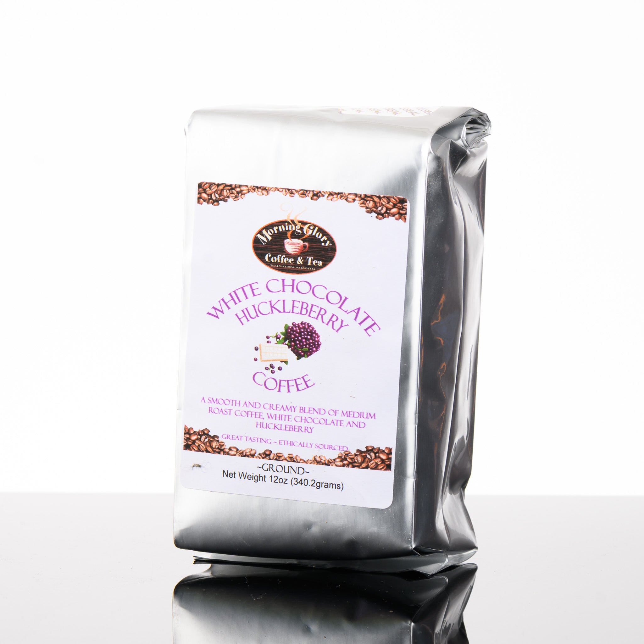 White Chocolate Huckleberry Coffee - 12oz Bag of Whole Bean or Ground ...
